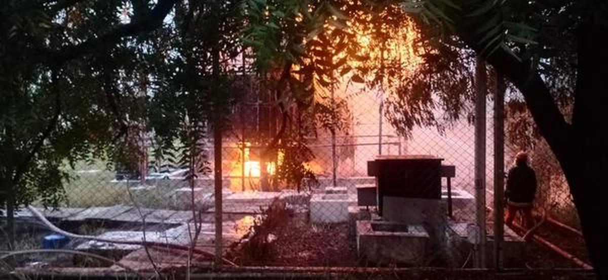 Fire accident at defunct thermal power station - The Hindu