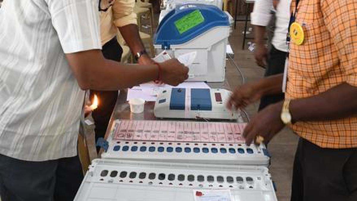 Candidate setting in 5,058 ballot units begins - The Hindu