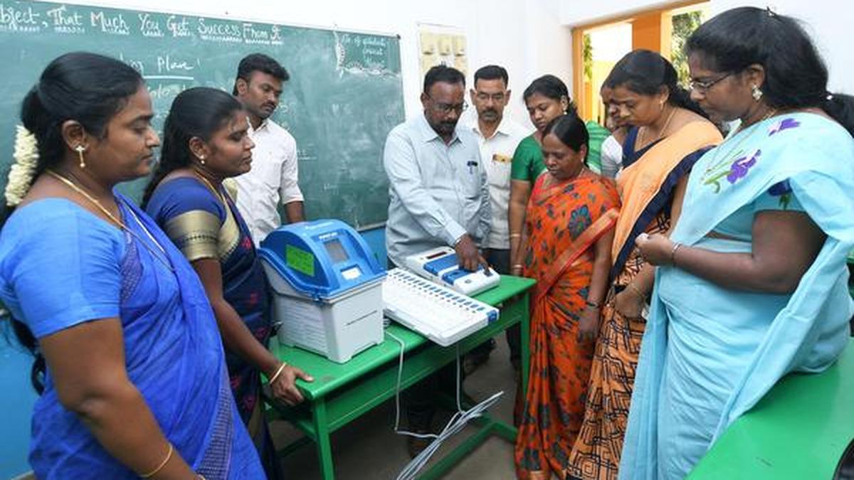 Training starts for poll personnel - The Hindu
