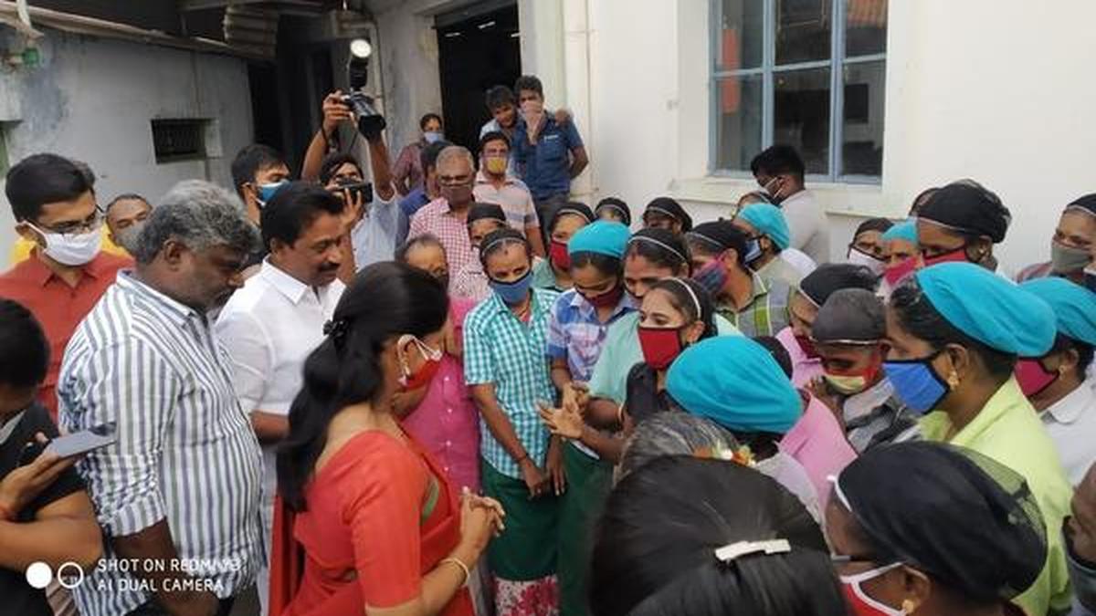 AIADMK is ridden with internal fights: Kanimozhi - The Hindu