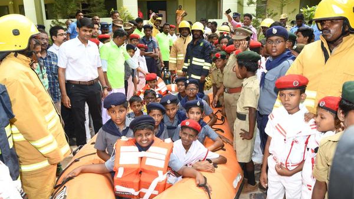 Disaster relief drill conducted - The Hindu