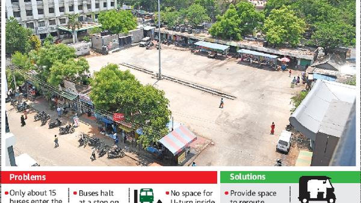 Anna Bus Stand lives in sheer neglect - The Hindu