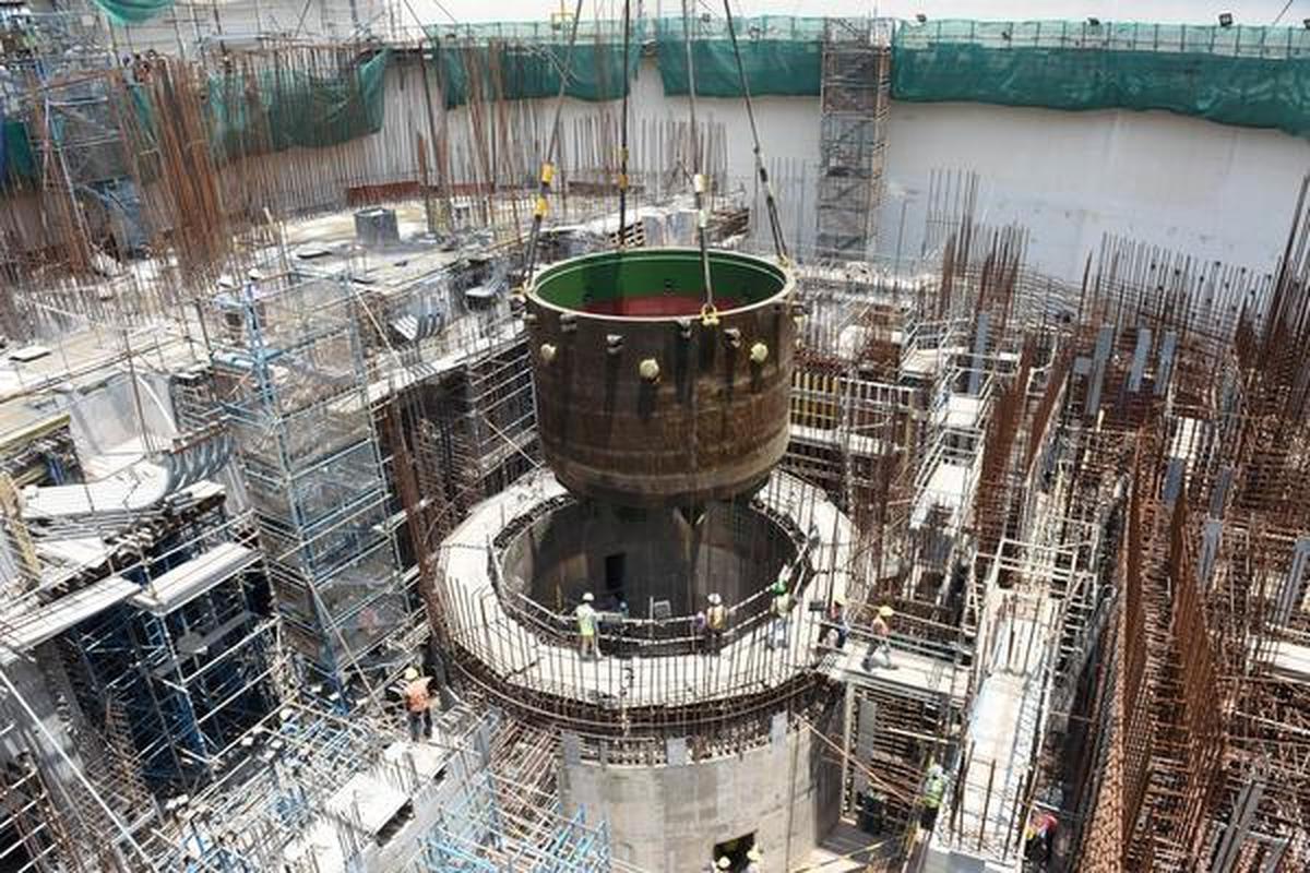 Core catcher installed in reactor four of KKNPP - The Hindu