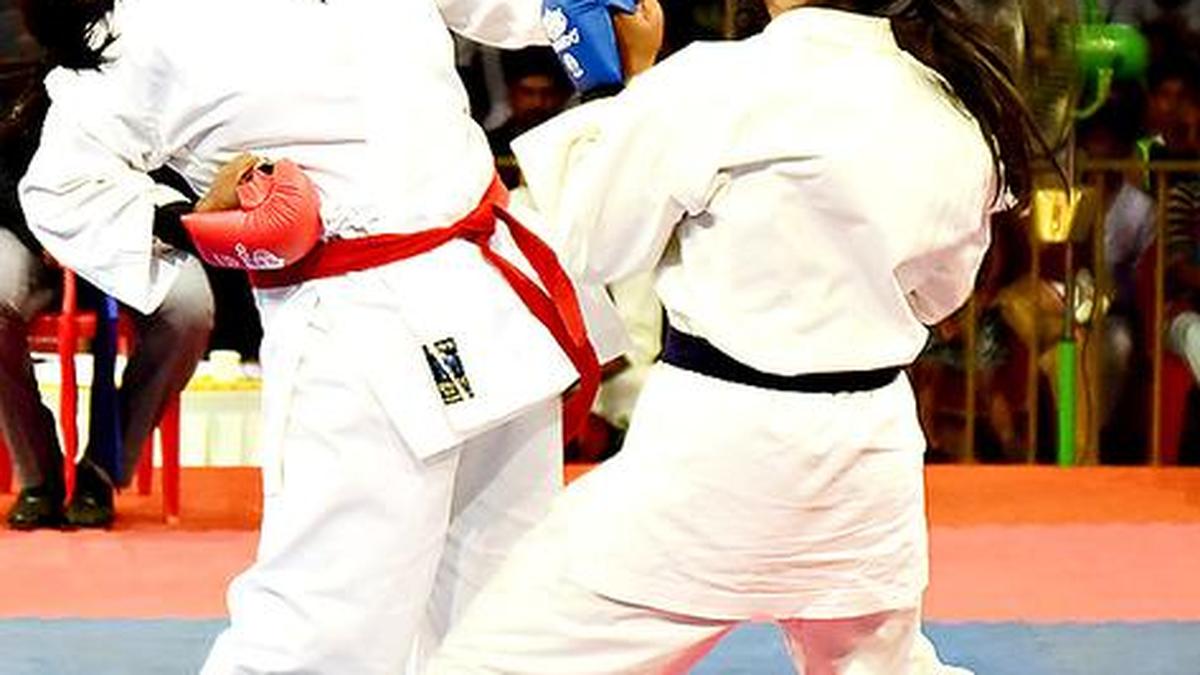 Mayor clinches gold at national karate championship - The Hindu