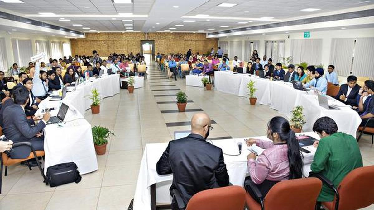 Students debate climate change, health at Manipal Model WHO - The Hindu