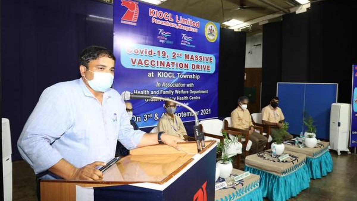 KIOCL Ltd achieves 97.2% vaccination at Mangaluru unit - The Hindu