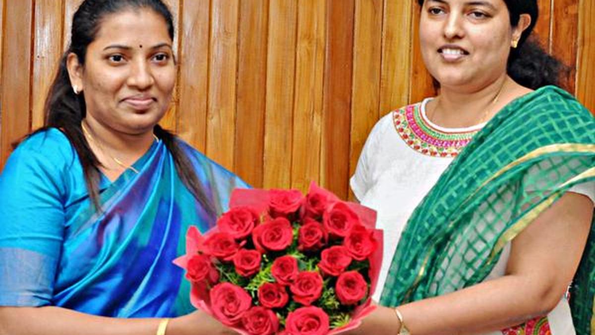Hephsiba Rani Korlapati takes charge as DC of Udupi - The Hindu