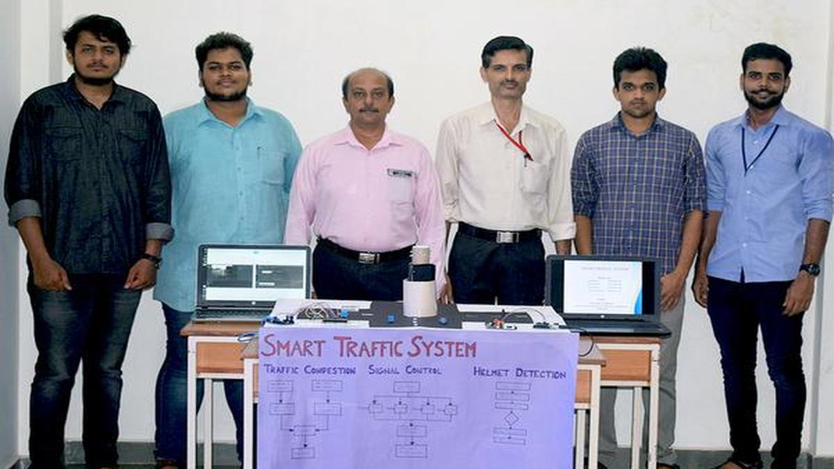 SMVITM students develop Smart Traffic System - The Hindu