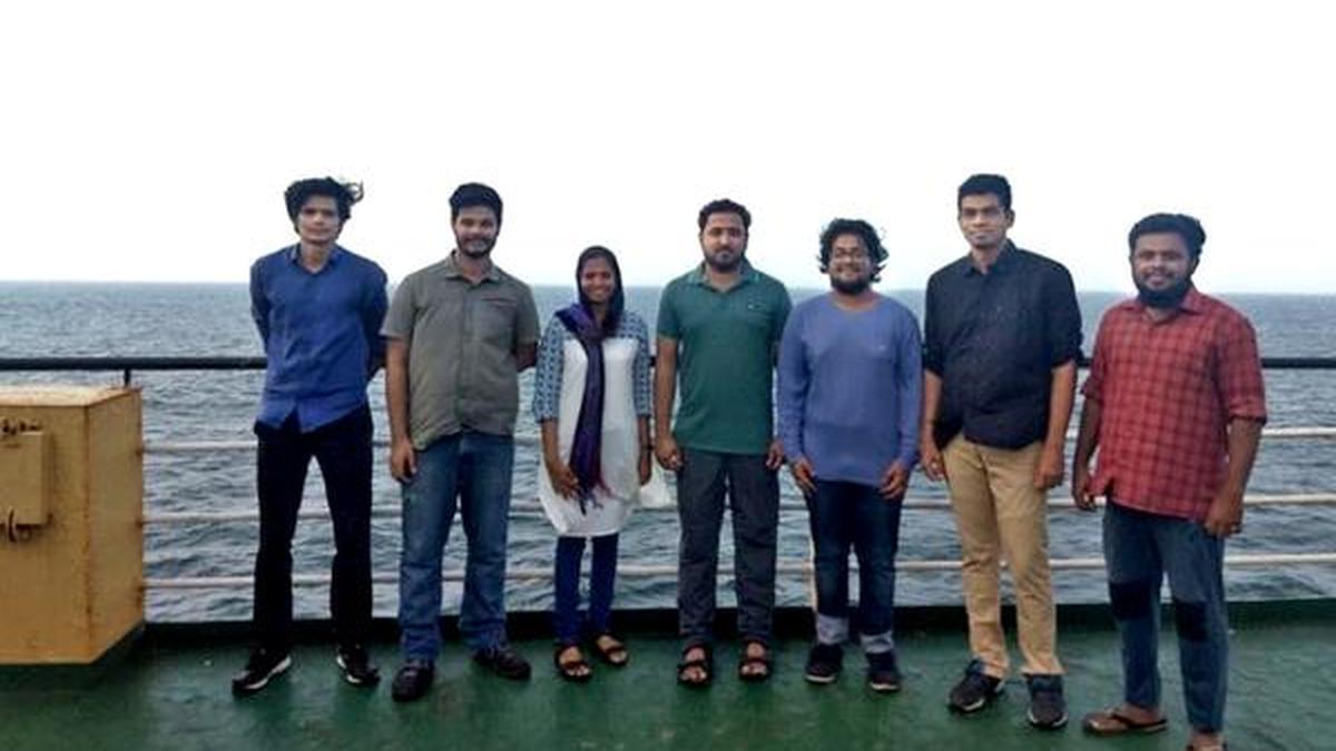 MIT students receive onboard trainingon Sagar Kanya - The Hindu