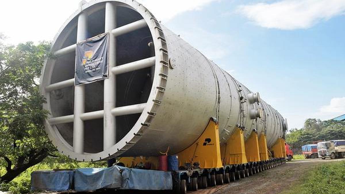 NMPT facilitates export of heaviest consignment - The Hindu