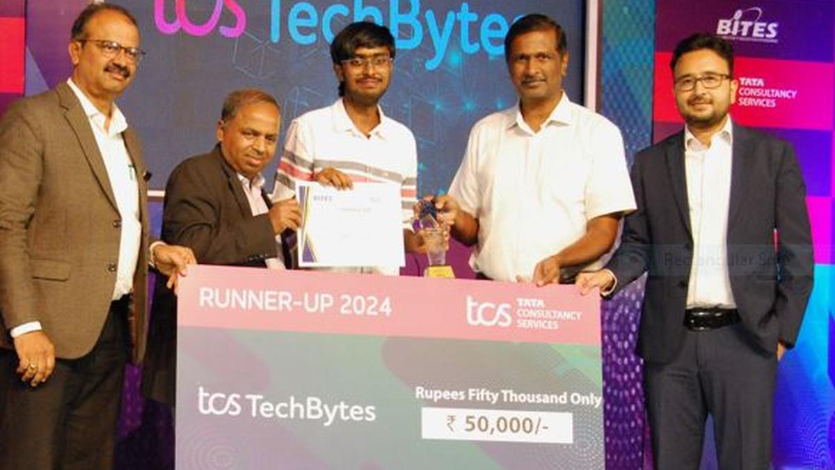 NITK student runner up in TCS TechByte - The Hindu