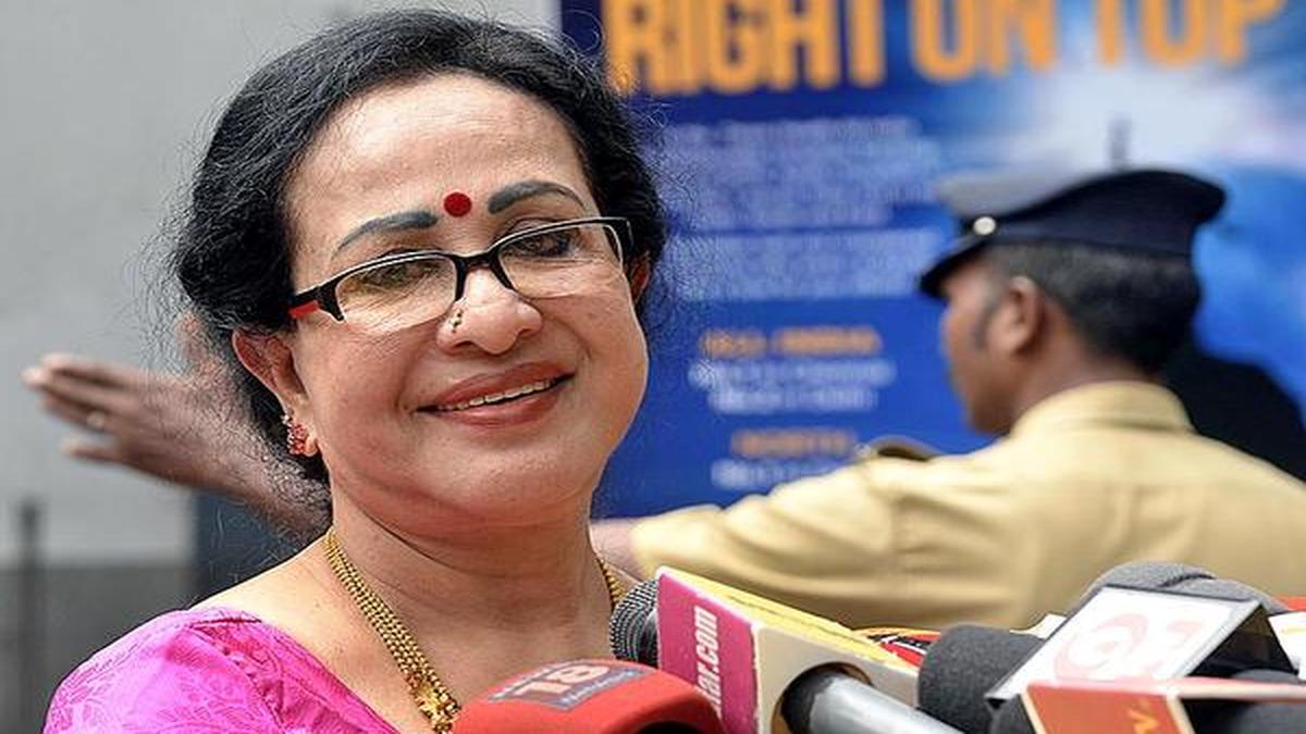 Malayalam actor Sheela J.C. honoured with J.C. Daniel Award - The Hindu