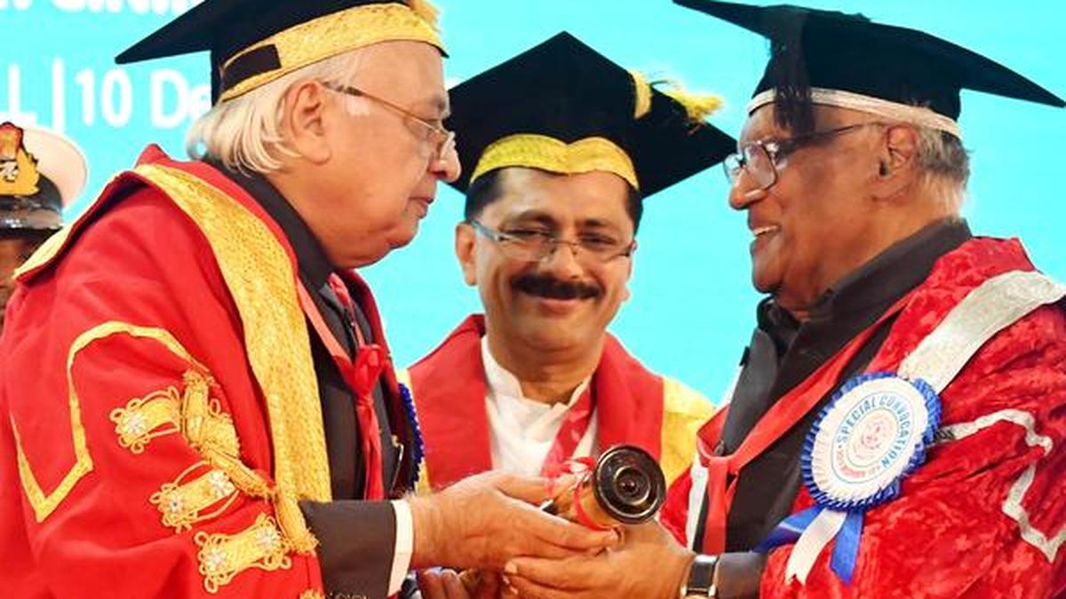 C.N.R. Rao conferred honorary doctorate - The Hindu