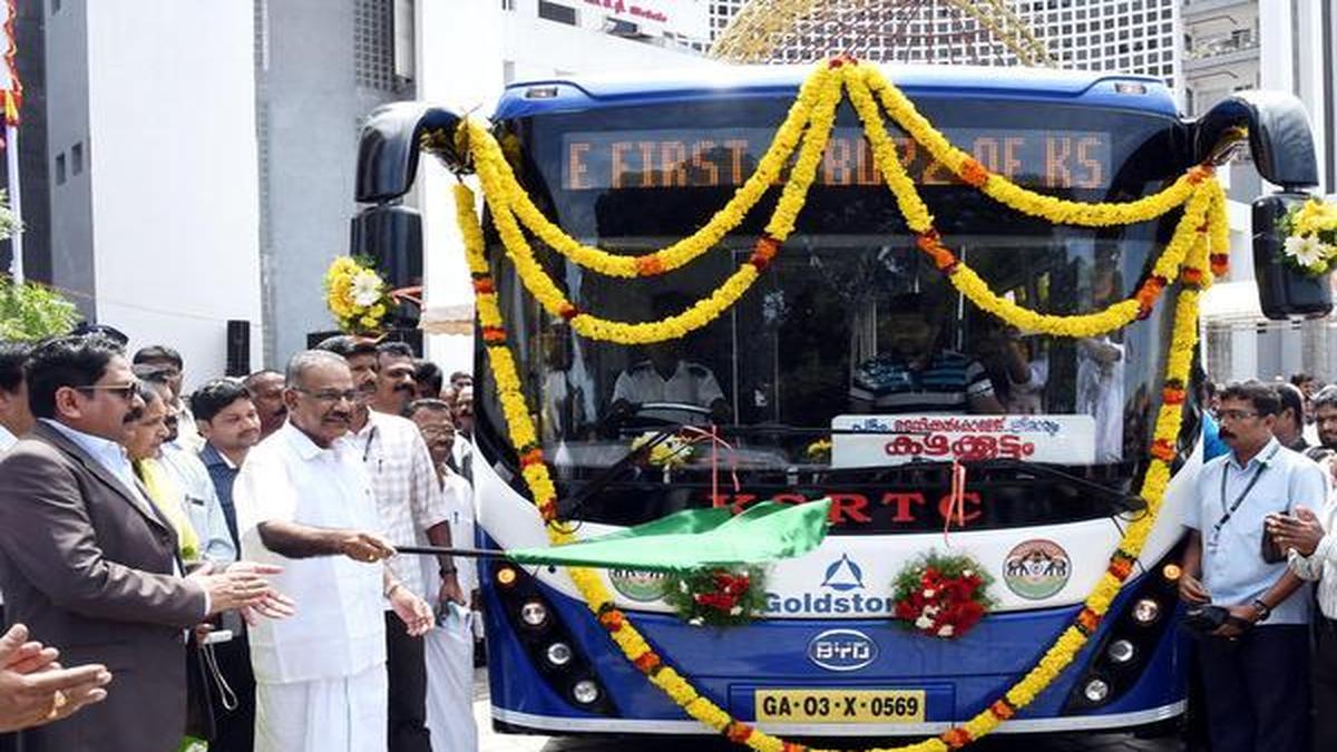 Electric bus generates ample spark - The Hindu