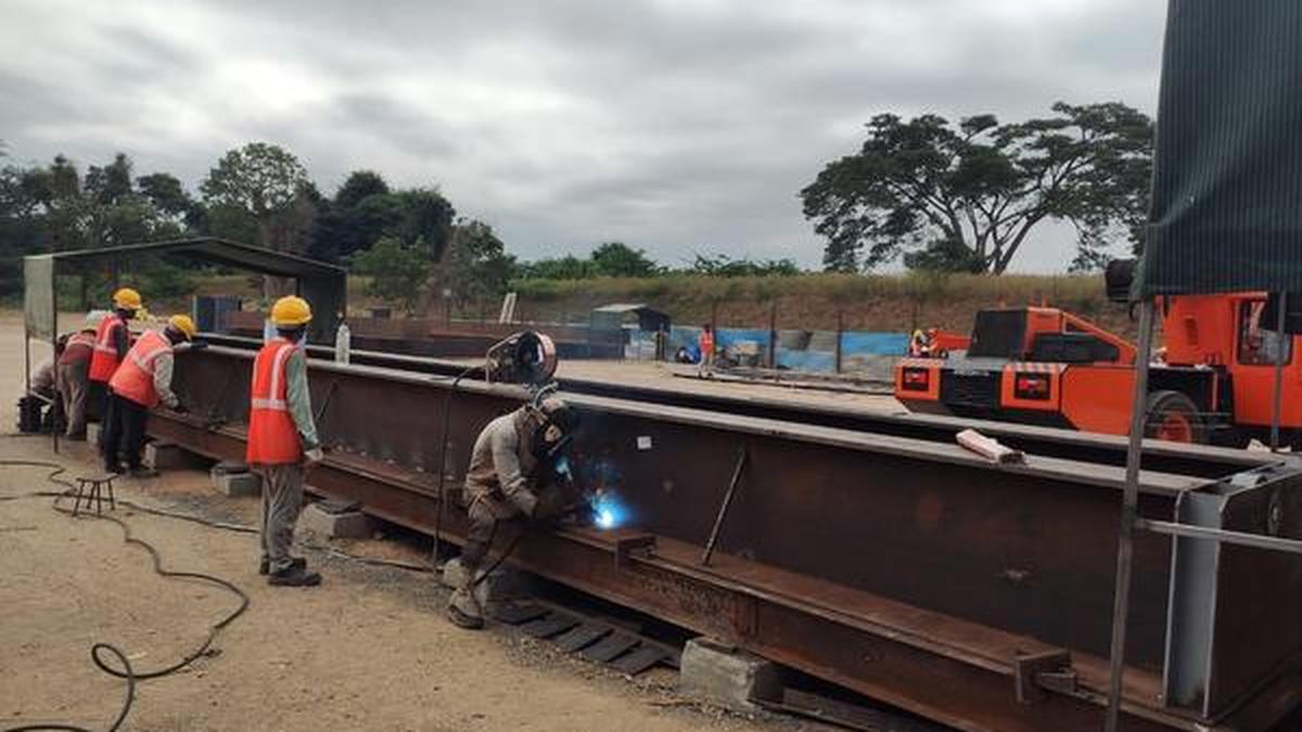 On-site fabrication unit comes up - The Hindu