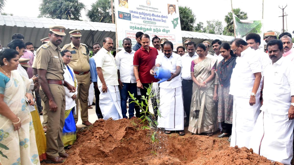 Planting of tree seedlings mark Green Tamil Nadu Mission Day in four ...