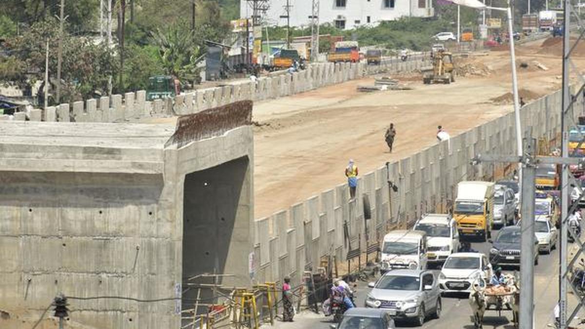 Underpass at Kondayampettai likely to be completed by April - The Hindu