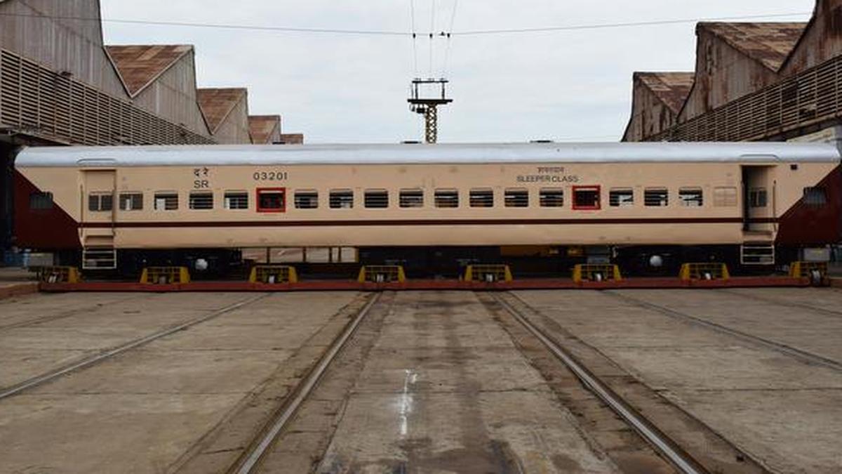 Train rakes to get facelift at Golden Rock workshop - The Hindu