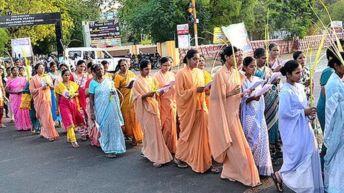 Palm Sunday procession - The Hindu