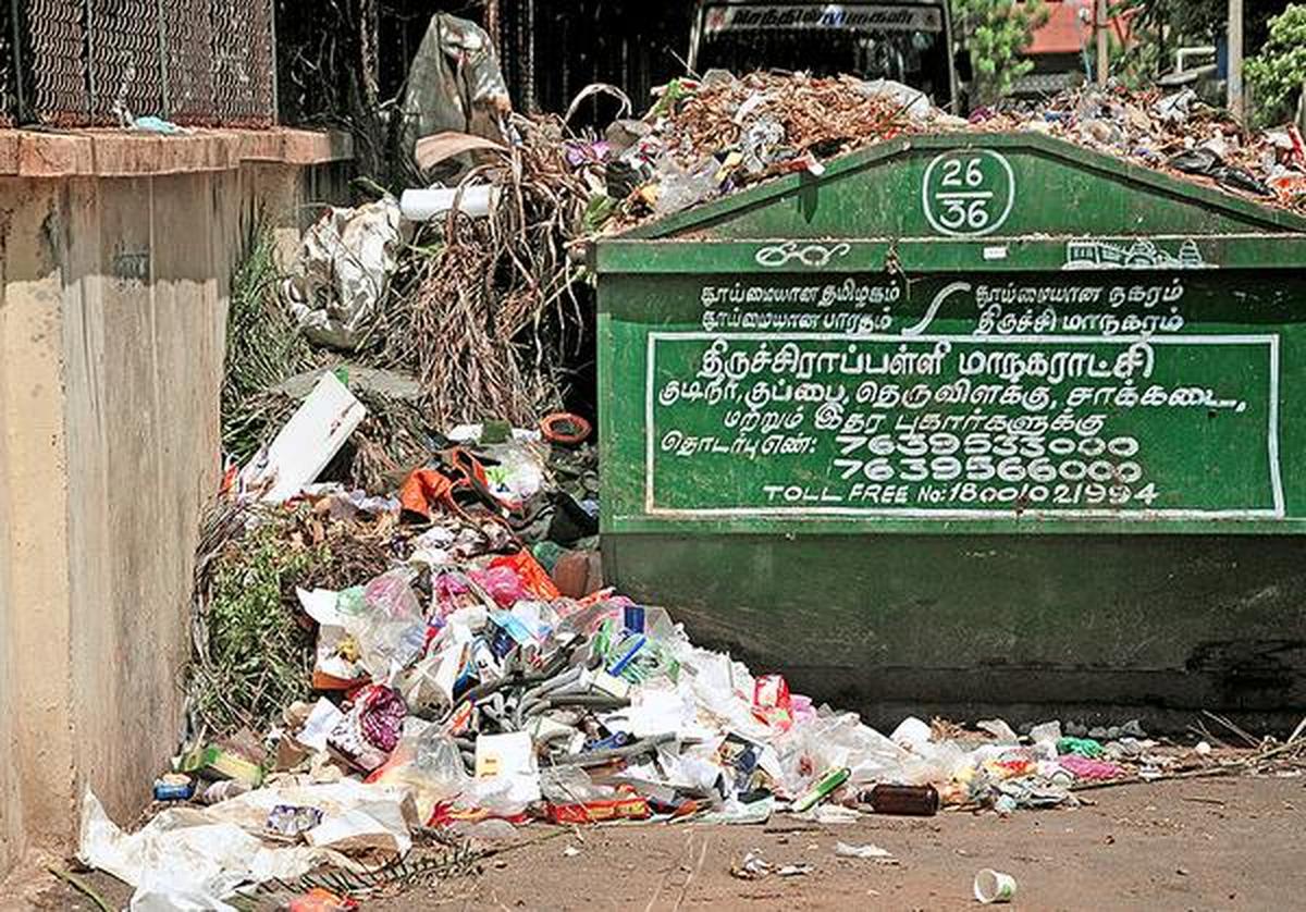 Special drive to clear garbage - The Hindu
