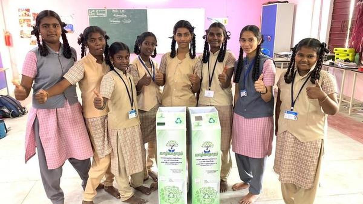 Students develop smart dustbin that shows value of biodegradable waste ...