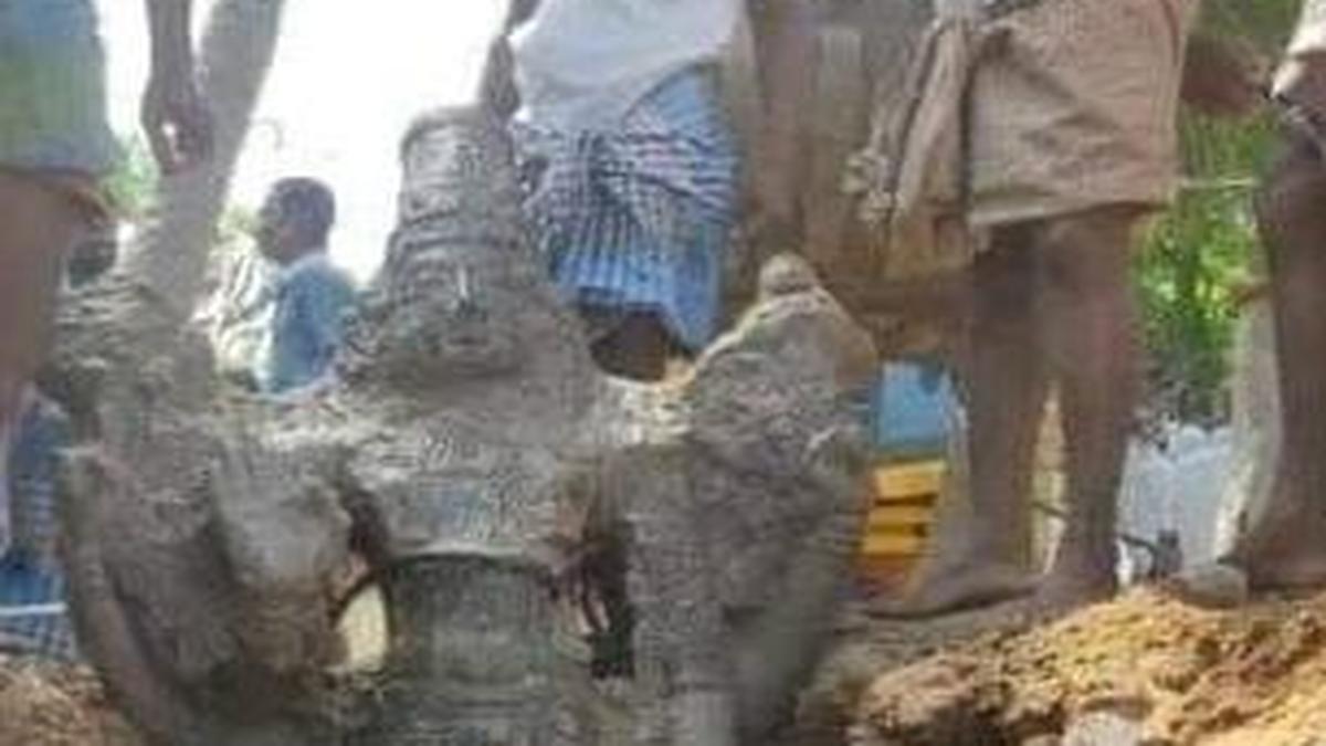 Ancient Perumal statue found - The Hindu