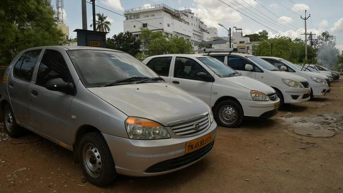Lockdown drives taxi drivers into a vortex of despair - The Hindu