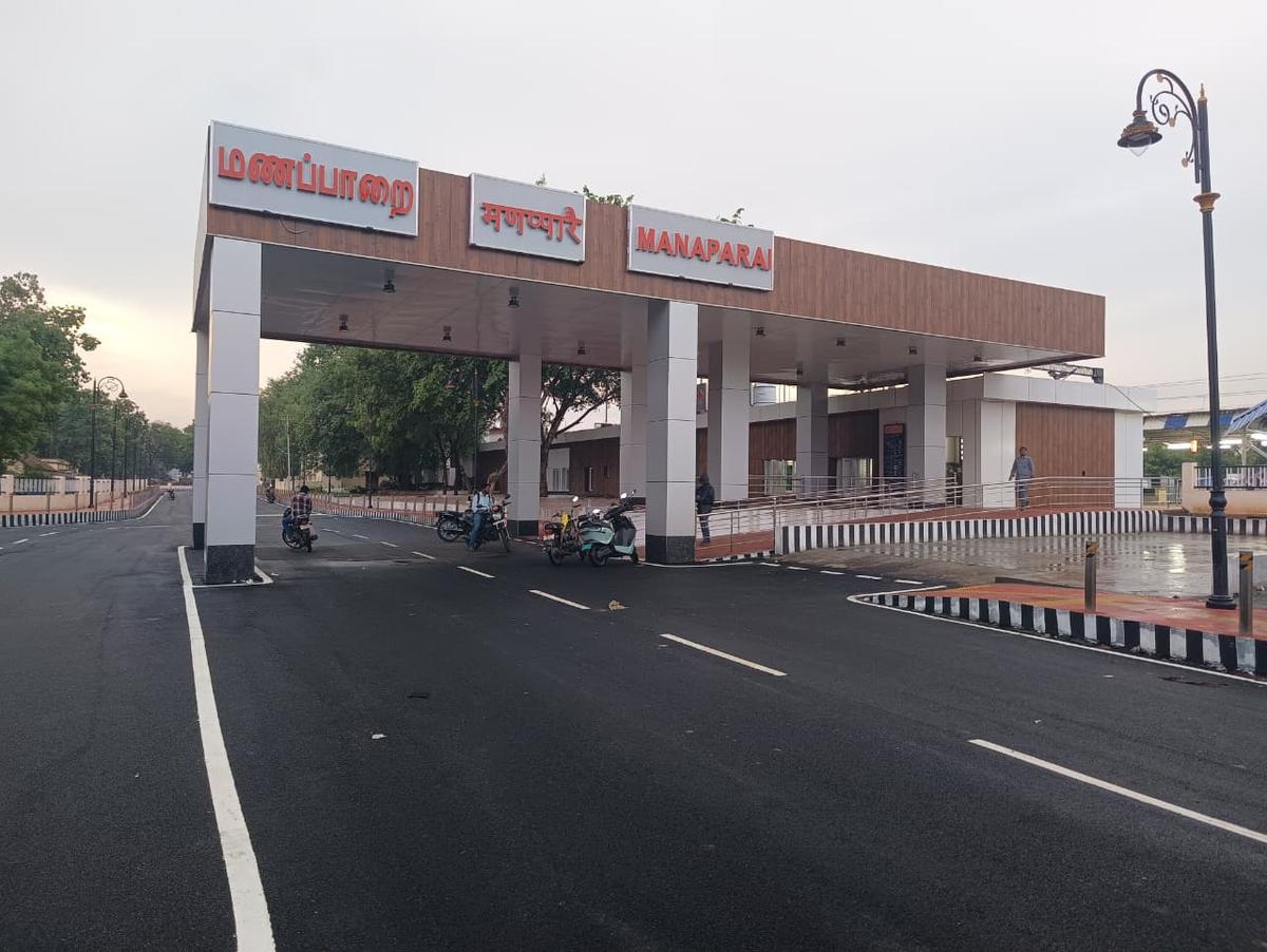 Manapparai railway station sports a new look with improved passenger ...