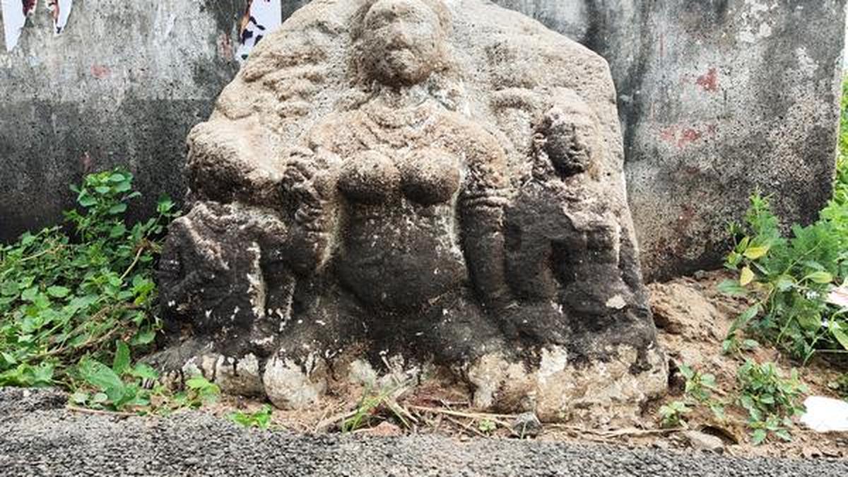 Abandoned Jyeshta Devi sculpture found - The Hindu