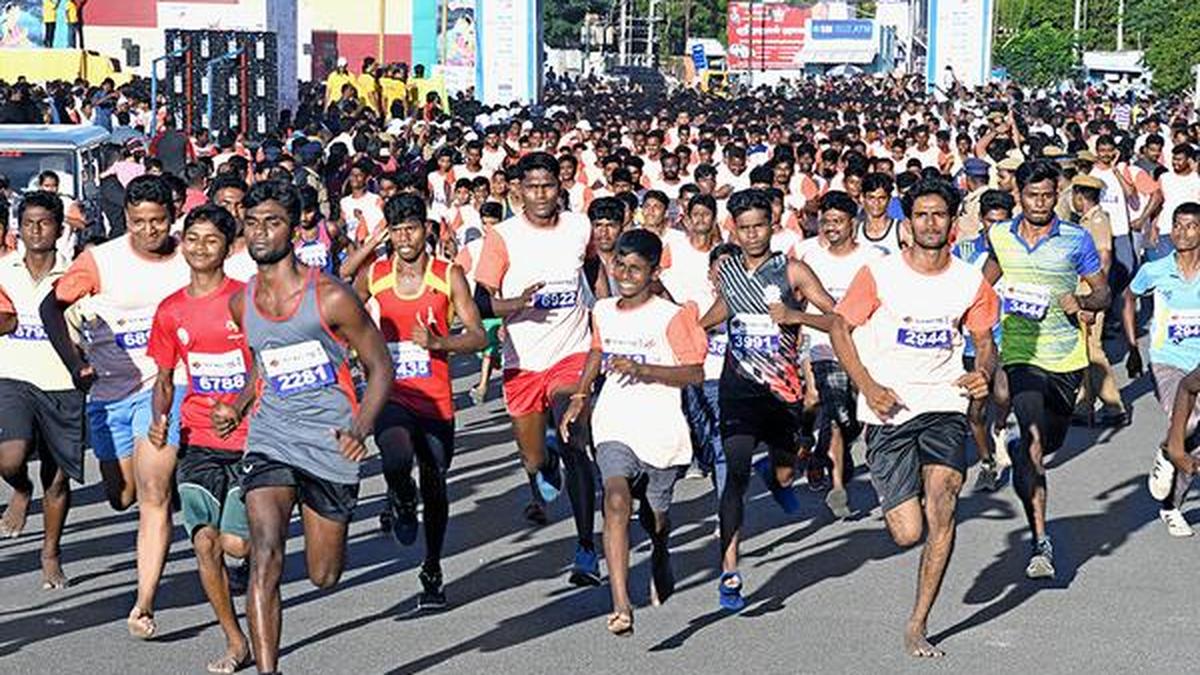 Marathon with a message - The Hindu