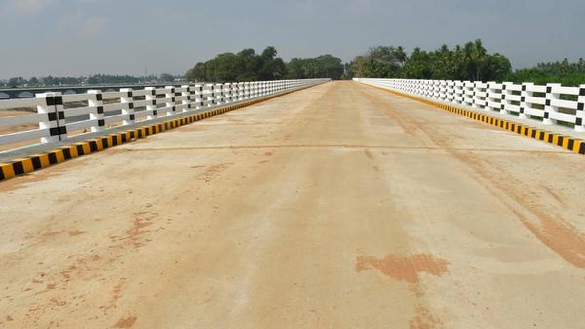New bridge to be completed by May-end - The Hindu
