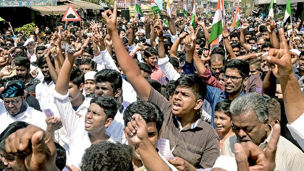 Muslim organisations hold anti-CAA demonstrations in delta districts ...