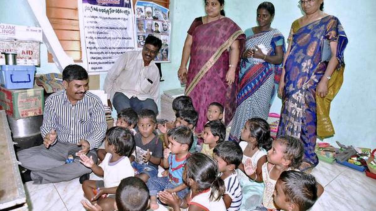 When children in an Anganwadi centre danced with joy - The Hindu