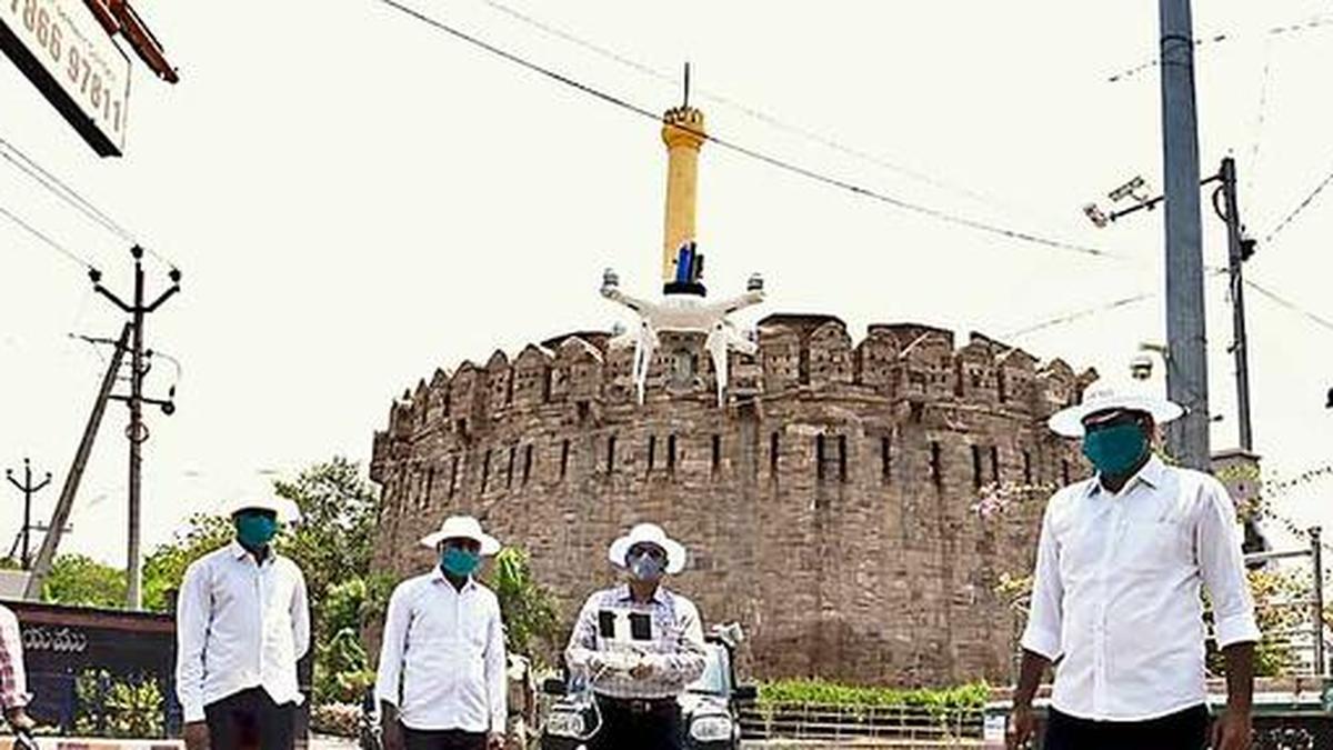 Drones to keep tab on lockdown violators - The Hindu