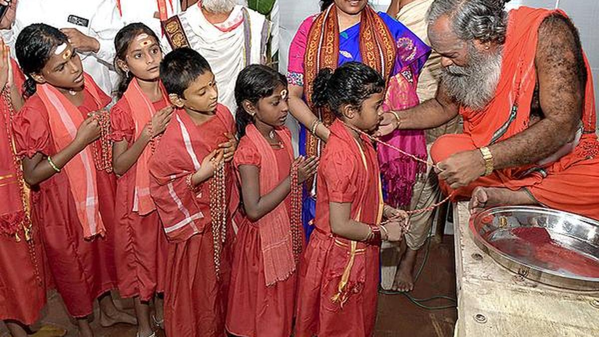 Bhavani deeksha conferment begins at Durga temple - The Hindu