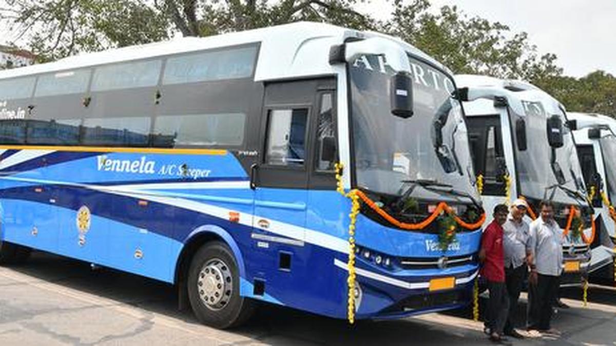 RTC adds 12 new buses to fleet - The Hindu
