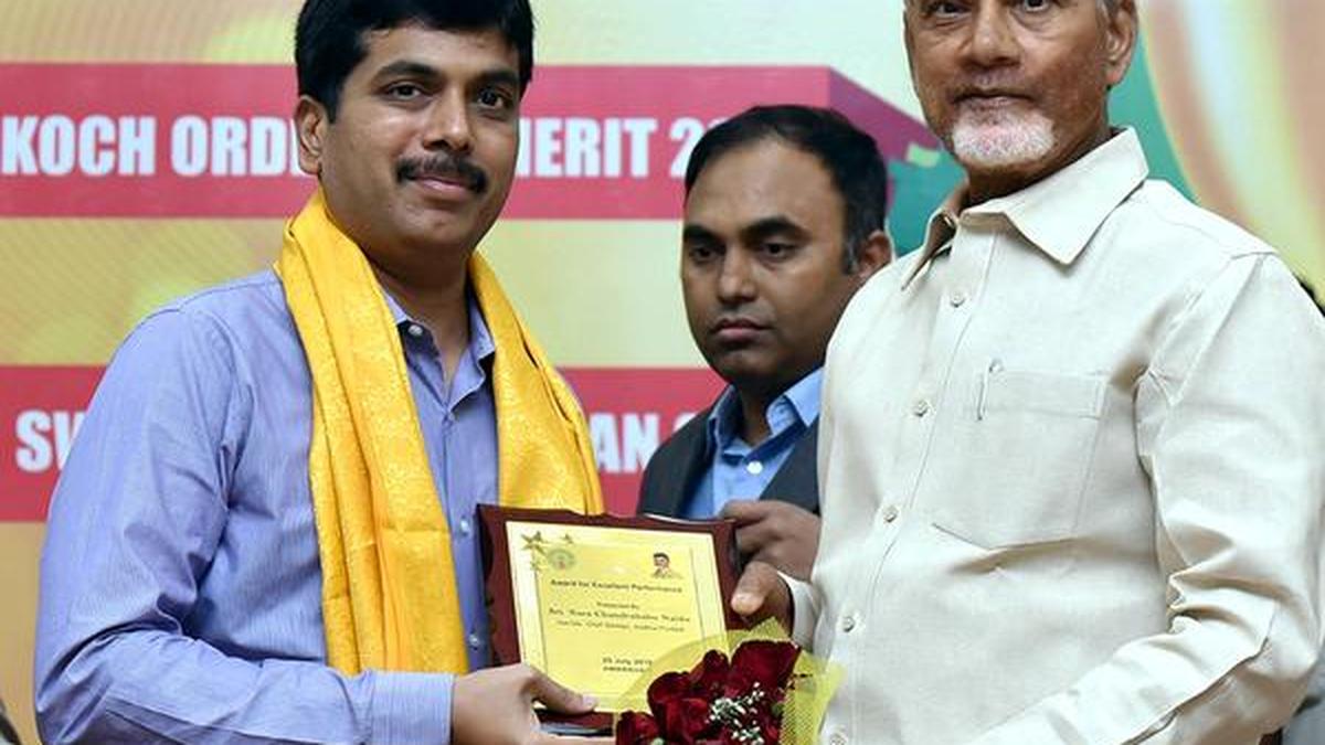 Collector wins three awards - The Hindu