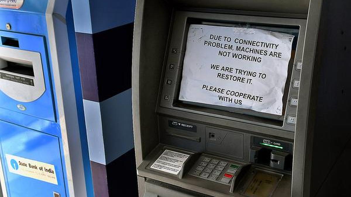 ATMs run out of cash in many areas - The Hindu