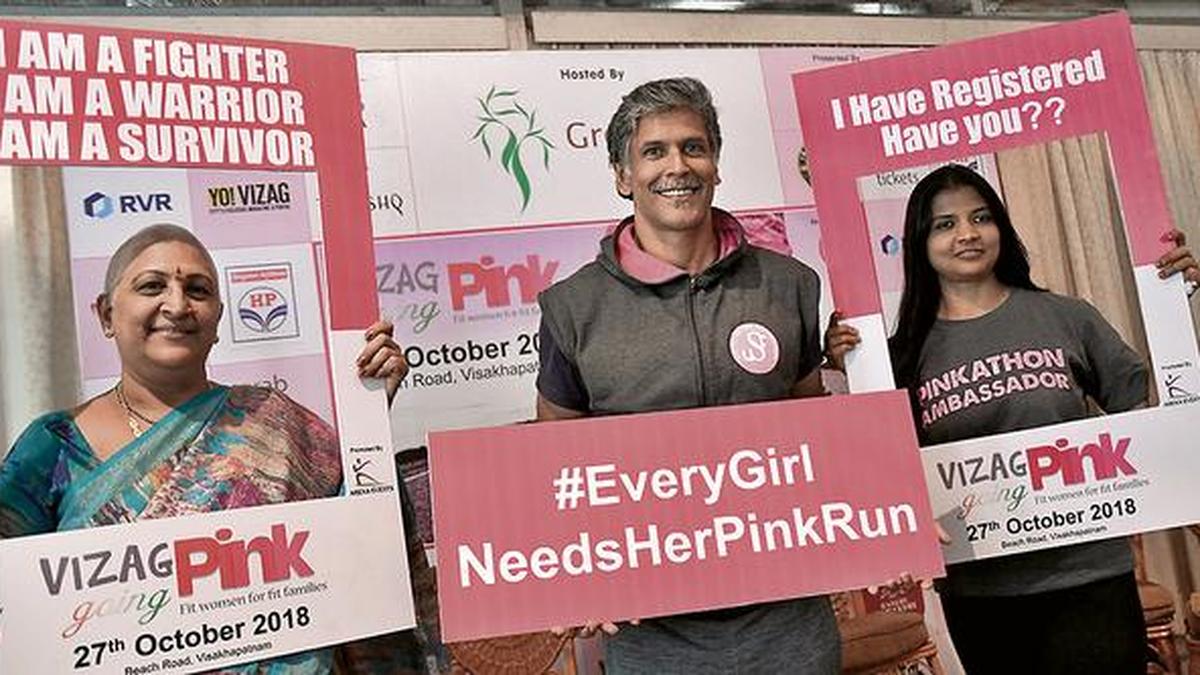 Fourth edition of ‘Vizag Going Pink’ marathon on October 27 - The Hindu