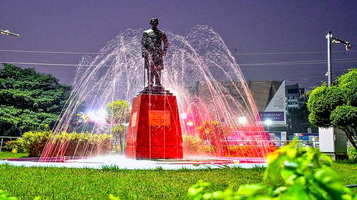 GVMC starts using recycled sewage water at fountains - The Hindu