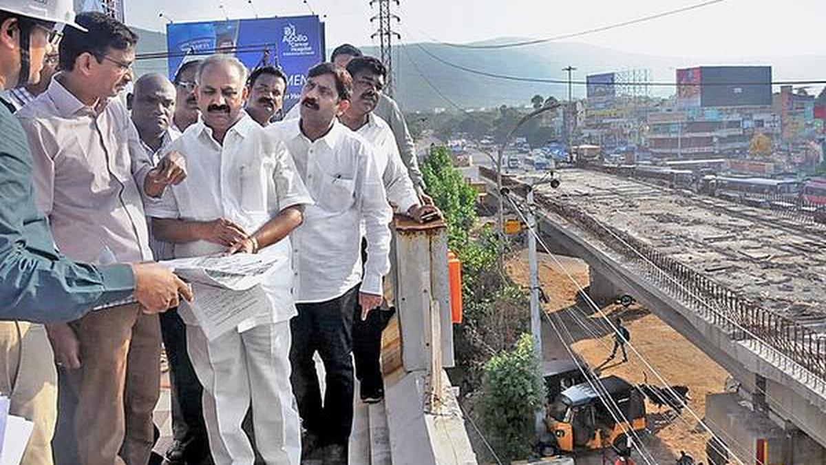 NAD flyover project likely to miss November deadline - The Hindu