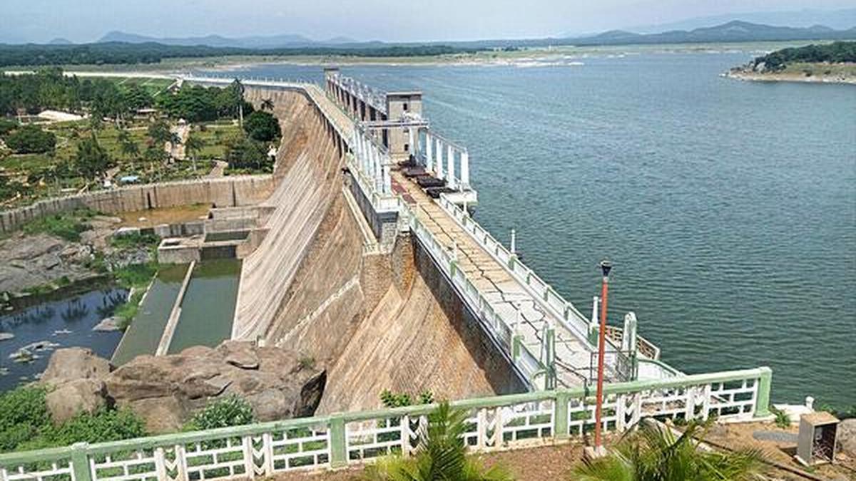 Sathanur dam nearing brim, water to be released from today - The Hindu