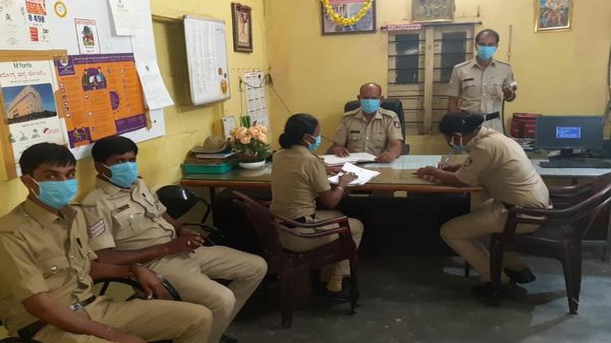 COVID-19: Police take steps to ensure hygiene at stations - The Hindu