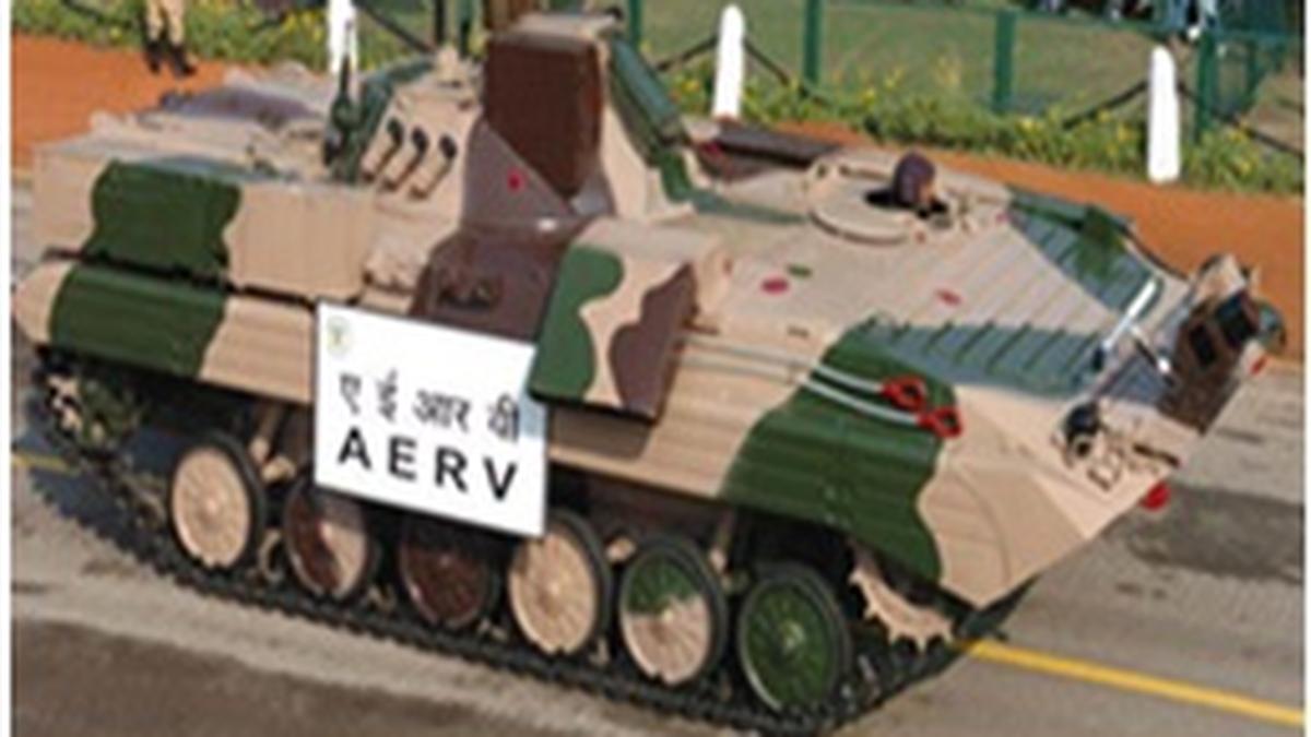 Indian Army inducts Armoured Engineer Reconnaissance Vehicle - The Hindu