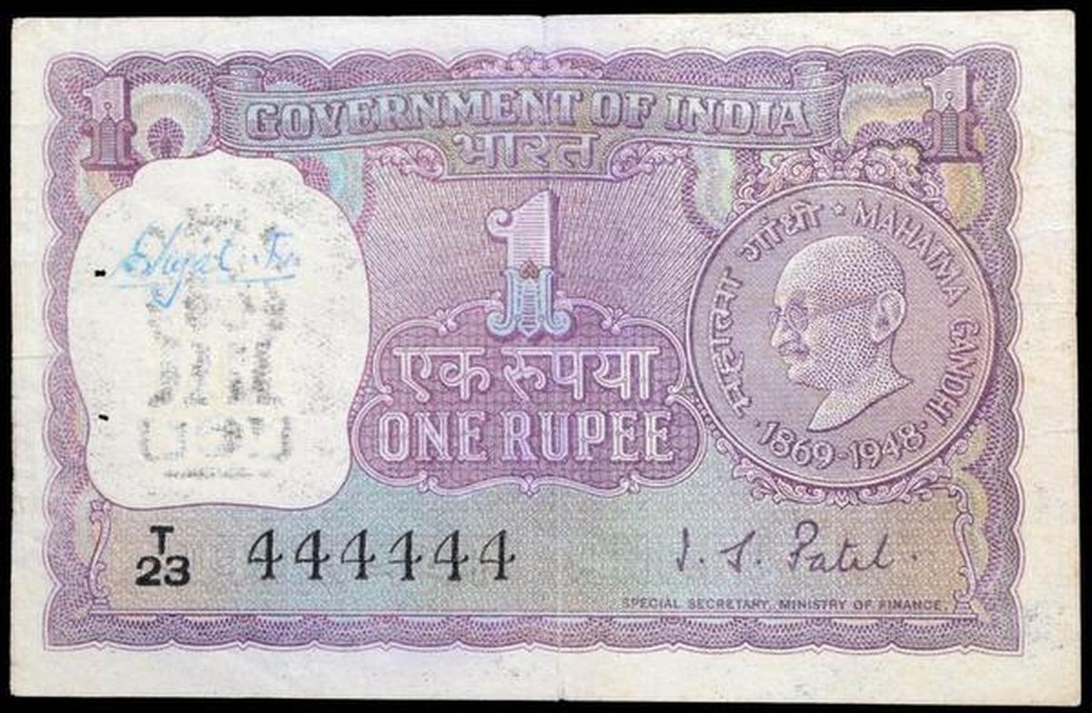 ₹1 note fetches ₹50,000 at auction - The Hindu