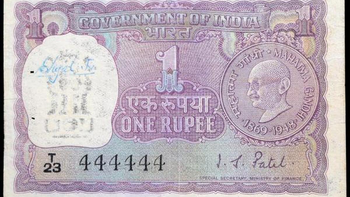 ₹1 note fetches ₹50,000 at auction - The Hindu