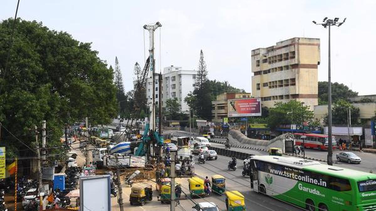 Hebbal flyover loop to be ready by year-end - The Hindu