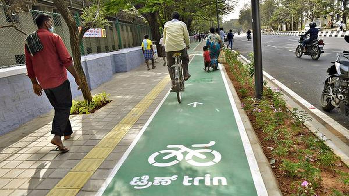 On track with cycle lanes - The Hindu