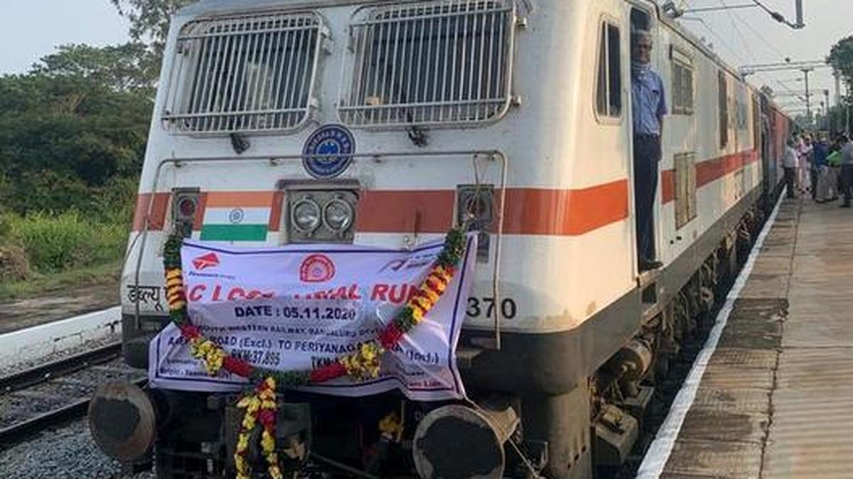 MEMU trains to be operated between city and Hosur - The Hindu