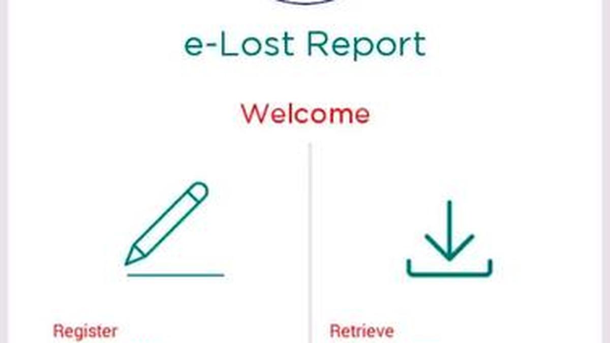 Mobile phones dominate ‘e-Lost Report’ app - The Hindu